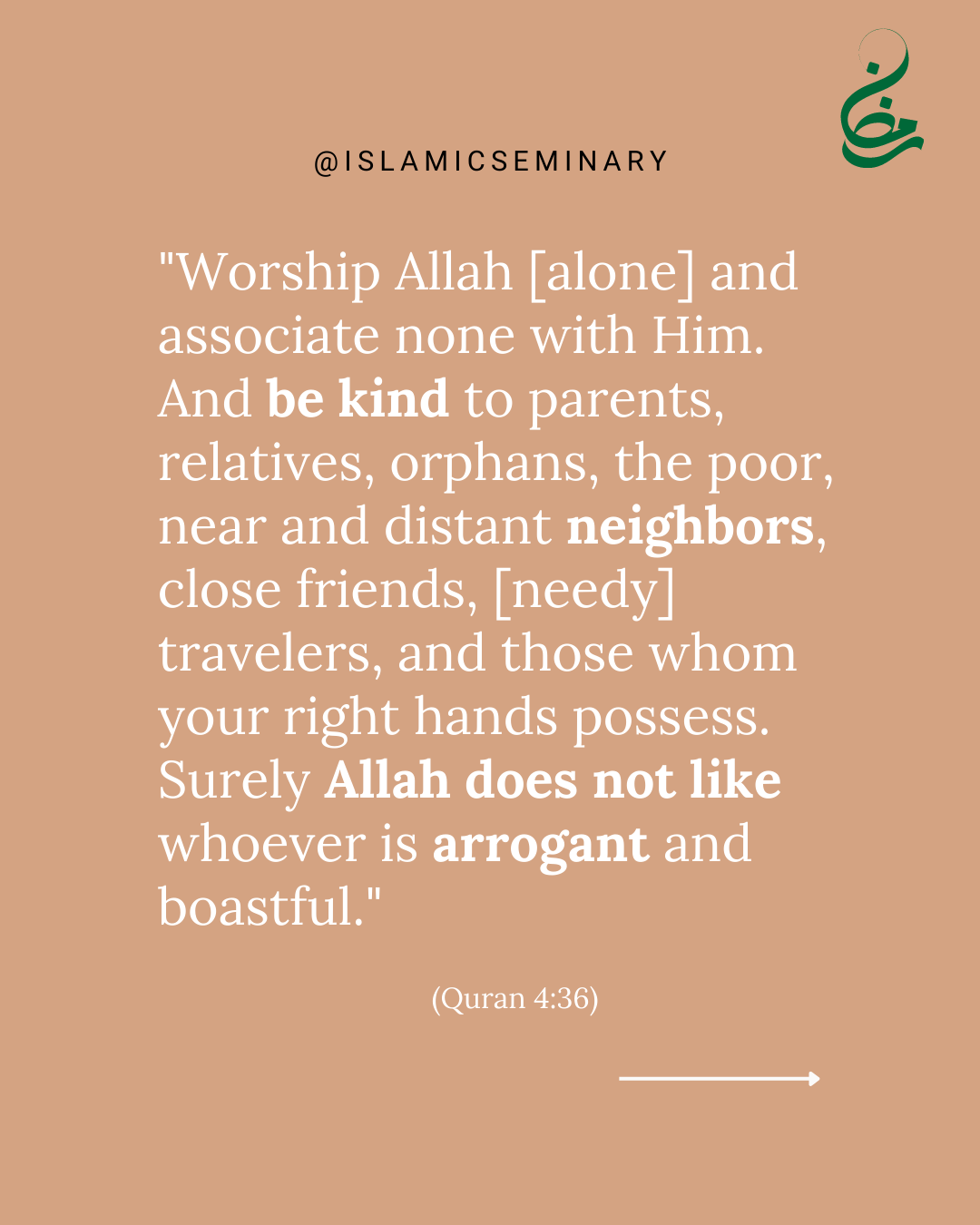 Tip #3: Be Nice to Your Neighbors – The Islamic Seminary of America