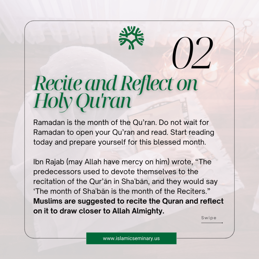 4 Ways to Spiritually Prepare for Ramadan - The Islamic Seminary of America