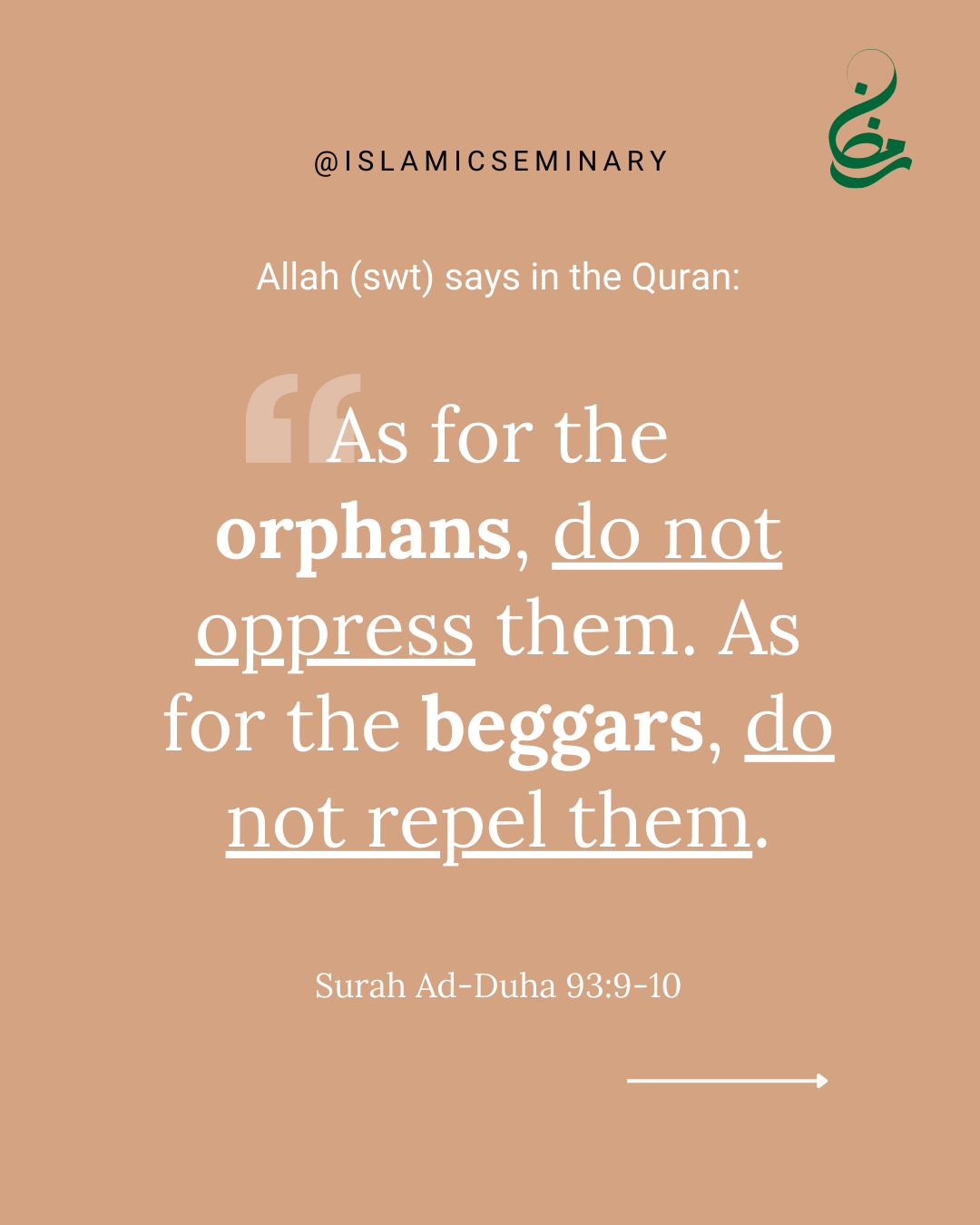 Tip# 13: Support the Poor – The Islamic Seminary of America