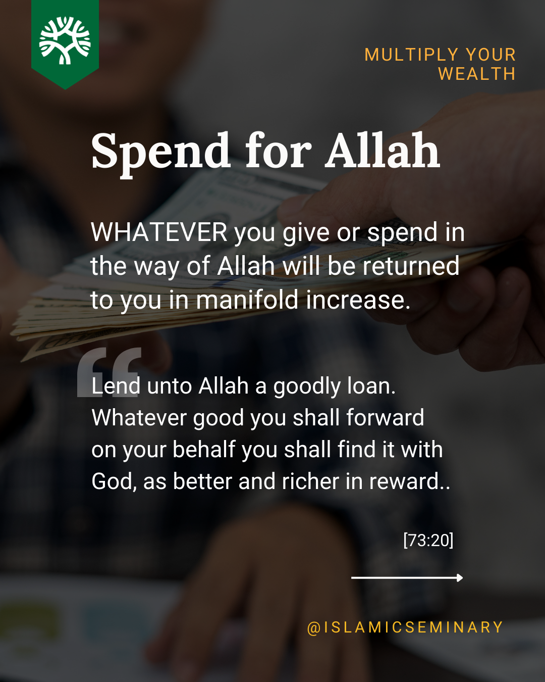 Tip# 25: Spend for Allah – The Islamic Seminary of America